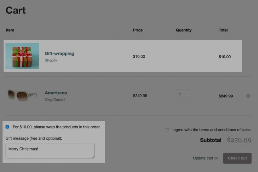 How to add Gift Wrap option into your cart page Shopjedi, Shopify Malaysia